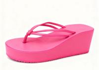 China PVC EVA Materials Ladies Fitflop Wedge Sandals Platform Beach Sandals Wholesale for sale
