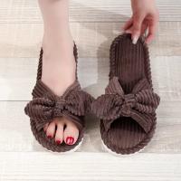 China Classical Designs Women's Indoor Slippers Soft Sole Open Toe House Slippers OEM for sale