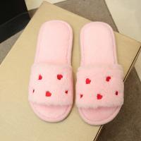 China Soft Sole Ladies Indoor Slippers Womens winter Slippers Anti Slip Design for sale
