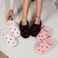 China OEM Faux Fur Lined Womens Slipper Warm Comfy Memory Foam Bedroom Slippers for sale