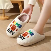 China Womens Comfy Warm Slipper Memory Foam Faux Fur Lined Slippers For Holiday Christmas for sale