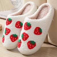 China Womens Comfy Warm Slipper Memory Foam Faux Fur Lined Slippers For Holiday Christmas for sale