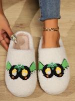 China Womens Comfy Warm Slipper Memory Foam Faux Fur Lined Slippers For Holiday Christmas for sale