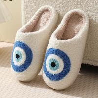 China OEM Womens Holiday Halloween Slipper Knitted Ladies Christmas Slippers Anti Slip for sale