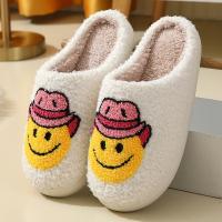 China OEM Womens Holiday Halloween Slipper Knitted Ladies Christmas Slippers Anti Slip for sale