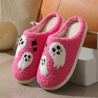 China Fashionable Holiday Women's Indoor Slippers Knitted Upper Shoes Custom Design for sale