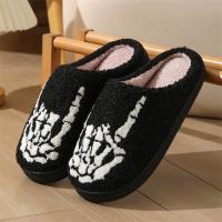 China OEM Design Women's Indoor Slippers Holiday Halloween Pumpkin Slippers For Gifting for sale