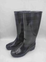 China Customized Female Rain Boots Non Slip Sole Womens Tall Gumboots Waterproof for sale