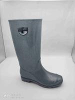 China Female PVC Slip On Tall Glitter Rain Boots Waterproof OEM ODM Service for sale