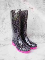 China Non Slip Women's Rain Boots PVC Outsole Tall Style Waterproof Gardening Boots for sale