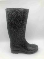 China Non Slip Women's Rain Boots PVC Outsole Tall Style Waterproof Gardening Boots for sale