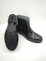 China OEM Brand Women's Rain Boots Matt Finish Ankle Garden Boots Ladies Non Slip for sale