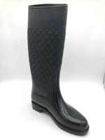 China OEM Ladies Waterproof Gardening Boots Double Upper Rain Boots Quilted Matt Finish for sale