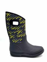 China Customized Pvc Womens Tall Rain Boots Comfortable With Fashionable Uppers for sale