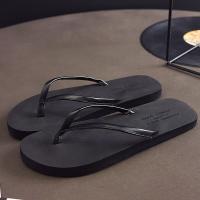 China Fashionable Men's Flip Flops Sandals With PU Upper Custom Embossed Logo for sale