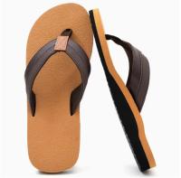 China Screen Print / 3D Print Men's EVA Flip Flops Sandals With Arch Support for sale