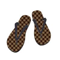 China Customized Print Men Summer Flip Flops Beach Sandals For Casual Outings for sale