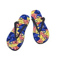 China Customized Print Men Summer Flip Flops Beach Sandals For Casual Outings for sale