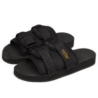 China Custom Brand Men Summer Flip Flops With Plugged Canvas Upper for sale