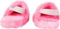 China Licensed High-Density Memory Foam Kids Indoor Slippers with Breathable Knitted Upper and Warm Faux Fur Lining for sale