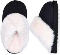 China Fur Lined Warm Slippers With Memory Foam Kids Indoor Slippers with Breathable Faux Fur Lining and Odor Prevention for sale