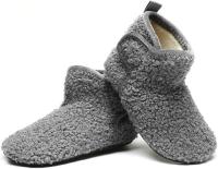 China Kids Indoor Slippers Booties with Breathable Faux Fur Lining and Memory Foam for sale