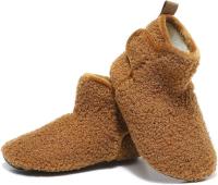 China Kids Indoor Slippers Booties with Breathable Faux Fur Lining and Memory Foam for sale