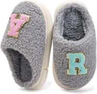 China Cozy and Fashionable Kids Indoor Slippers with High-Density Memory Foam and Breathable Knit Upper for sale