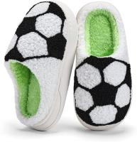 China Kids Boys Indoor Slippers with Breathable Faux Fur Lining with Fun Designs for sale