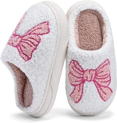 China Kids Boys Indoor Slippers with Breathable Faux Fur Lining with Fun Designs for sale