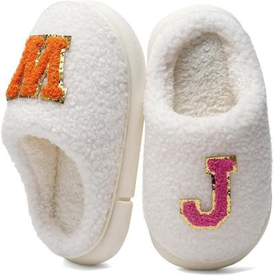China Fun Designs Anti Slip Kids Indoor Slippers With Breathable Faux Fur Lining for sale