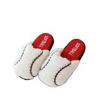 China Soft Sole Cute Sports Ball Indoor Kids Slippers childrens bedroom shoes OEM ODM for sale