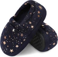 China Custom Brand Stars Style Kids Indoor Slippers With Glow In The Dark Classical Designs for sale