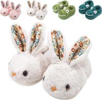 China Animal Shape Kids Indoor Slippers , Childrens Warm Slippers Custom Colors And Sizes for sale