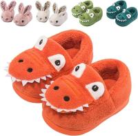 China Animal Shape Kids Indoor Slippers , Childrens Warm Slippers Custom Colors And Sizes for sale