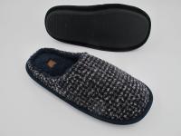 China Warm Men's Memory Foam Slippers Rubber Sole Indoor Outdoor Slippers Wholesale for sale