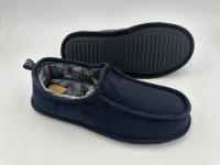 China Memory Foam Mens' Indoor Slippers TPR Rubber Sole Warm House Shoes Custom Sizes for sale