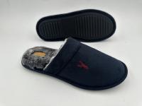 China Memory Foam Mens' Indoor Slippers TPR Rubber Sole Warm House Shoes Custom Sizes for sale