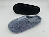China Fashionable Mens' Indoor Slippers Rubber Sole Machine Washable Winter Slippers for sale