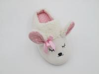 China Womens House Slippers Animal Style With 3D Trims for sale