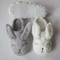 China OEM Designs Winter Womens House Slippers Animal Style With 3D Trims for sale