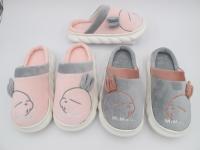 China OEM Womens House Slippers With Bow Trims Comfortable Feeling for sale