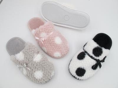 China OEM Womens House Slippers With Bow Trims Comfortable Feeling for sale