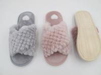 China OEM Color Womens House Slippers Open Toe Styles With Different Trims for sale