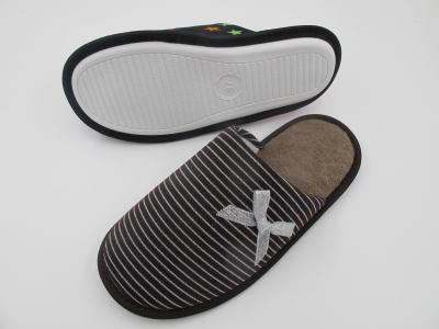 China Anti Slip Womens House Slippers With Bow Trims Comfortable Feeling for sale