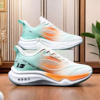 China Men's Breathable Mesh Walking Shoes with Anti Slip Outsole and PVC Injection Sole for Casual Wear for sale
