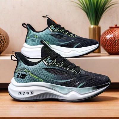 China Men's Breathable Mesh Walking Shoes with Anti Slip Outsole and PVC Injection Sole for Casual Wear for sale