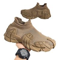 China Breathable Mesh Anti Slip Outsole PVC Sole Injection Sneaker for Men Casual Walking Sneakers for sale