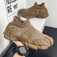 China Breathable Mesh Anti Slip Outsole PVC Sole Injection Sneaker for Men Casual Walking Sneakers for sale