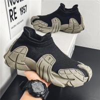 China Breathable Mesh Anti Slip Outsole PVC Sole Injection Sneaker for Men Casual Walking Sneakers for sale